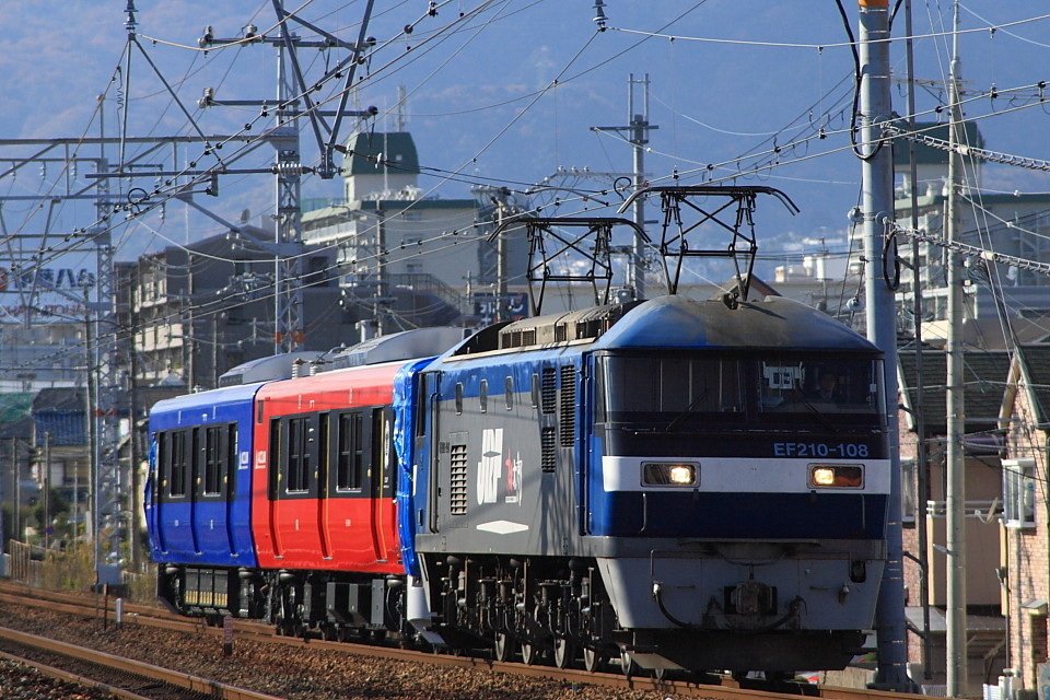 Msykの業務（鉄道）日誌:EV-E801系甲種輸送を見る