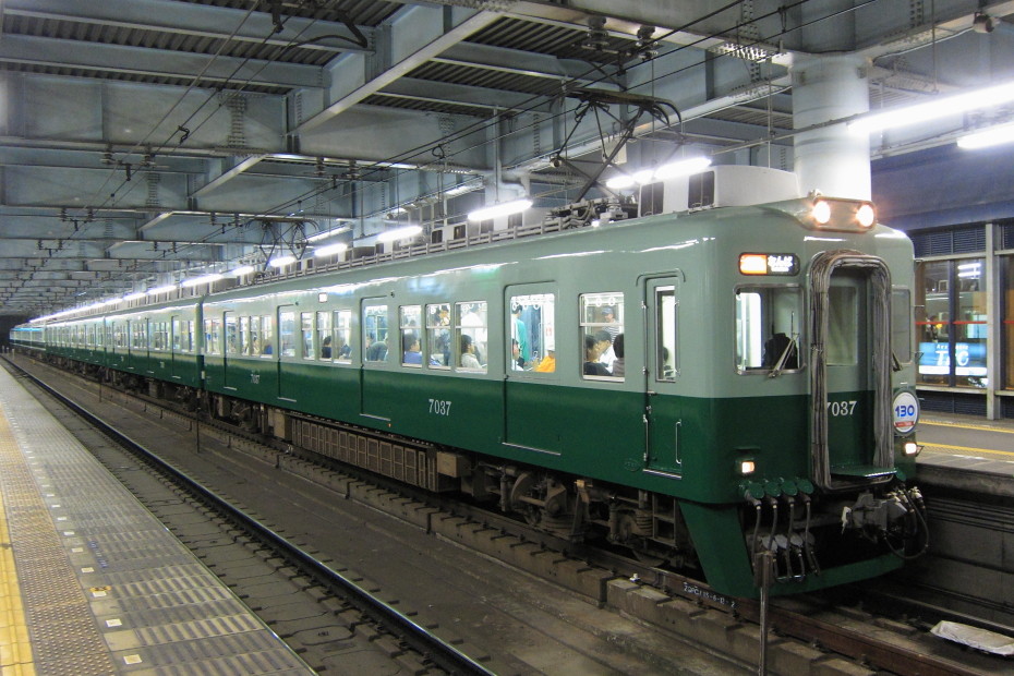 Msykの業務（鉄道）日誌:緑の南海7000系を見かける