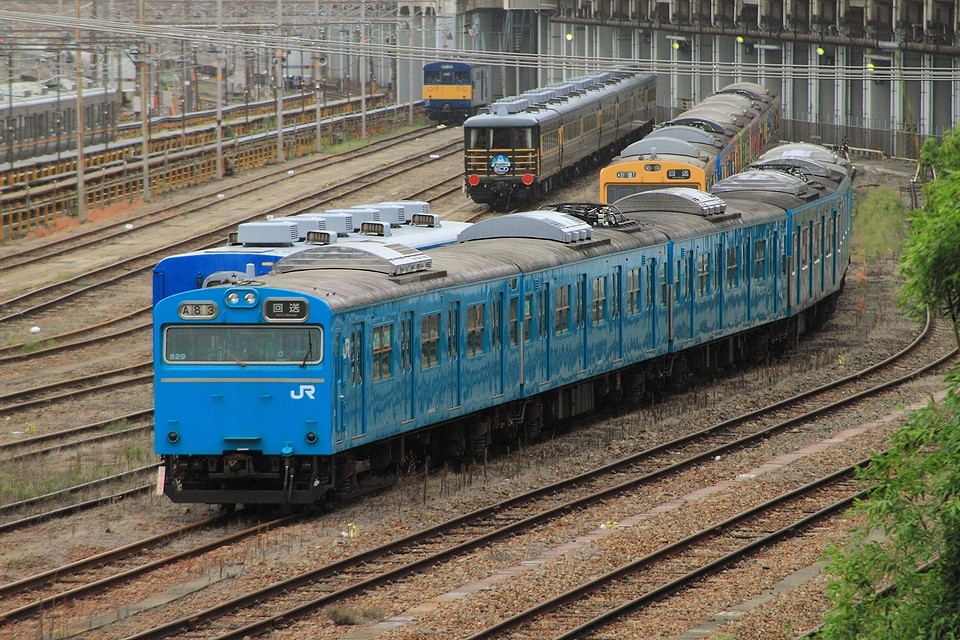 Msykの業務（鉄道）日誌:宮原で103系「OSAKA POWER LOOP」