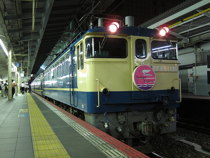 Msykの業務（鉄道）日誌:EF65PF牽引トワイライトEXPを見かける