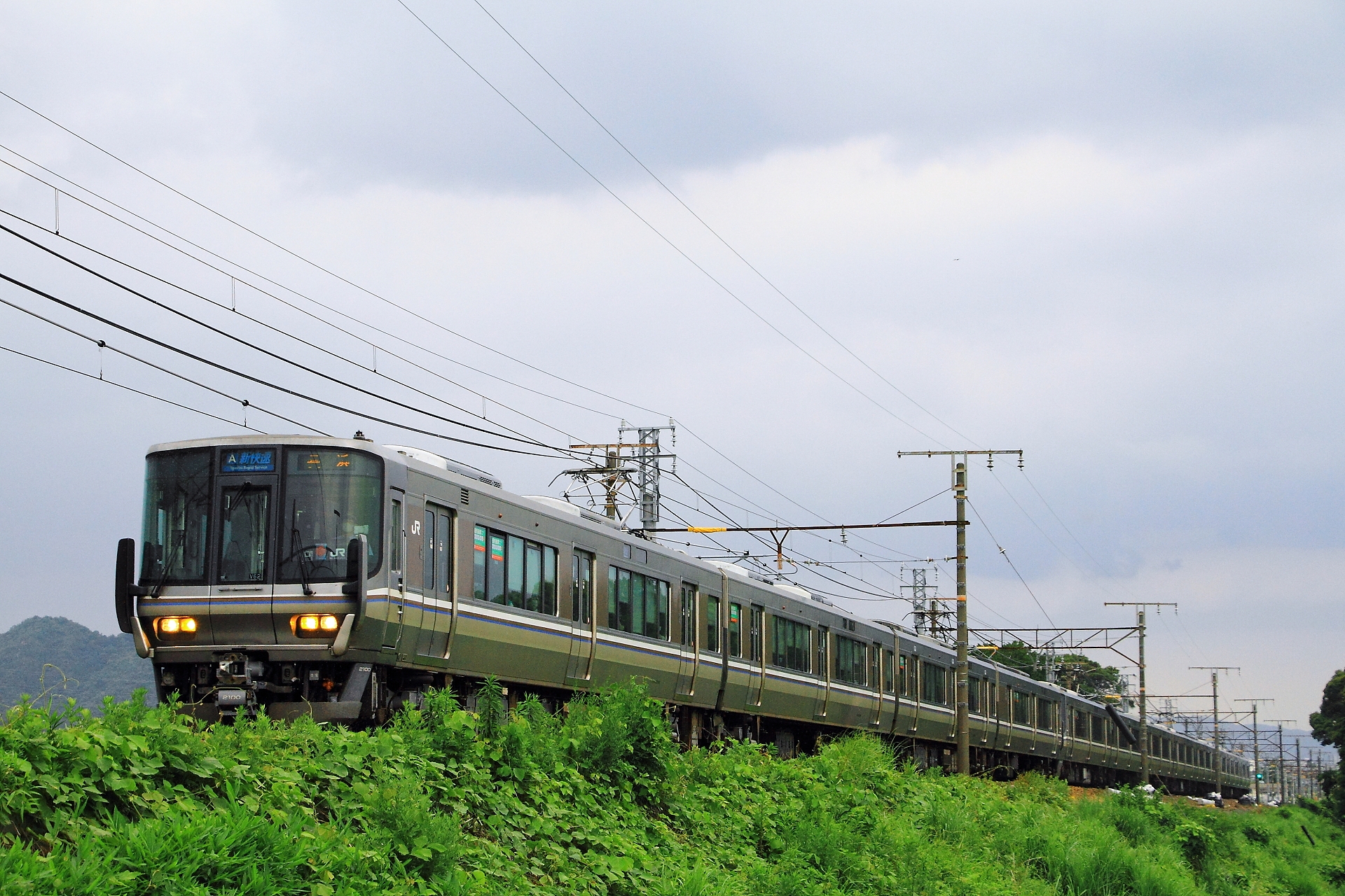 Msykの業務（鉄道）日誌:223系の記録でも～篠原にて練習電