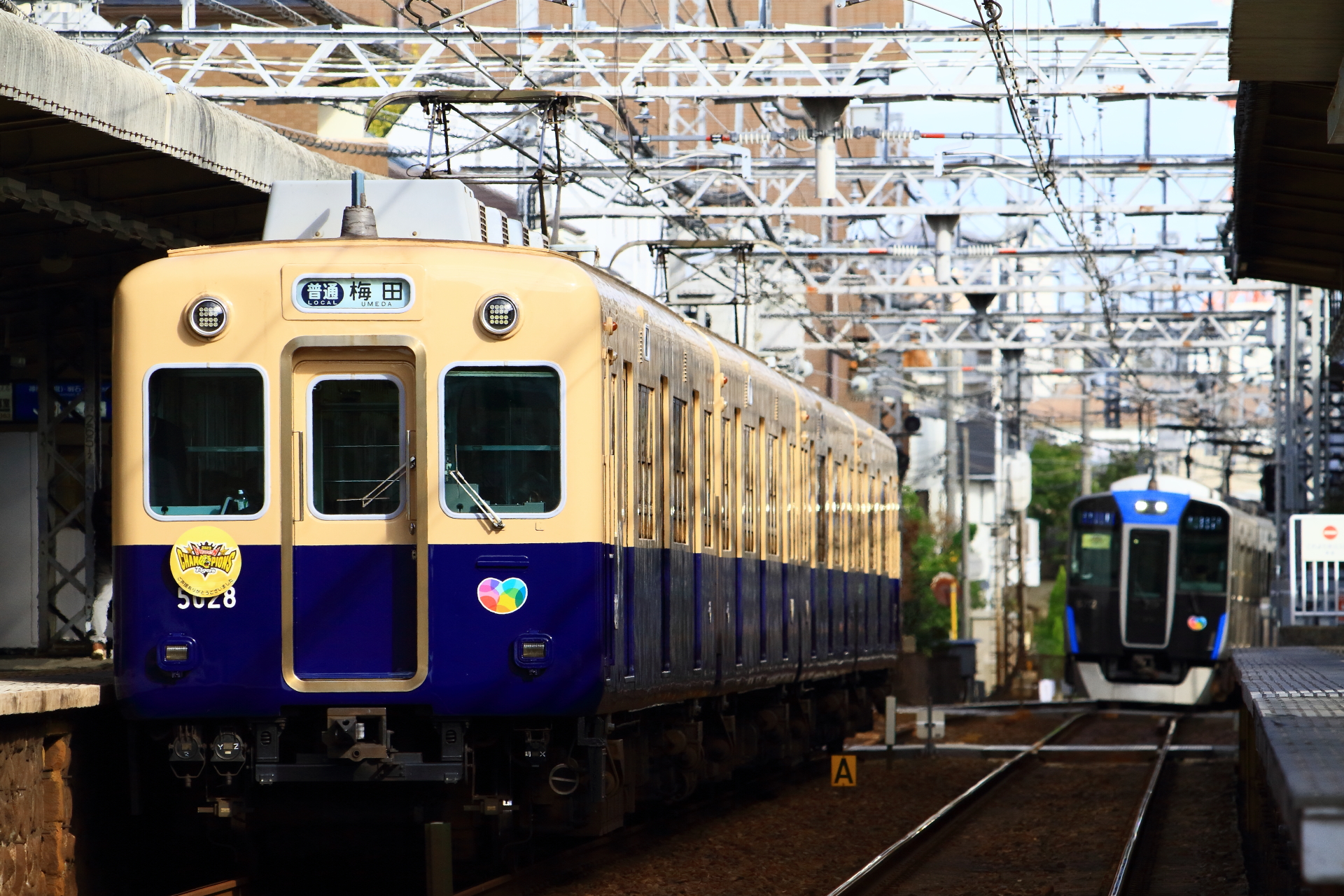 Msykの業務（鉄道）日誌:日本一記念！～HM付の5000系を見ておく