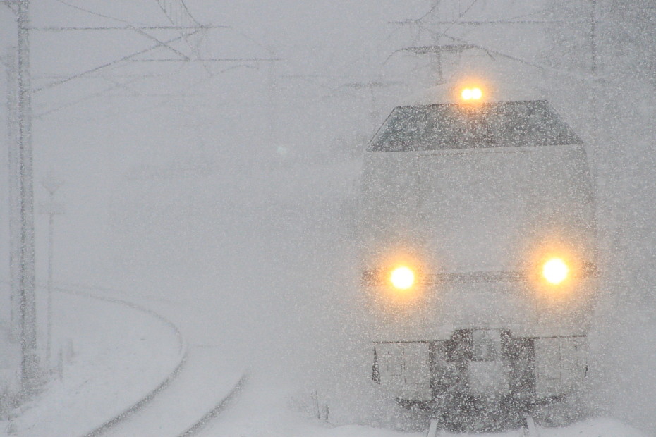 Msykの業務（鉄道）日誌:雪の南今庄にて683系を…