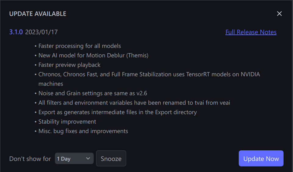 Topaz Video AI v3.1 – faster exports, faster playback, and new Motion ...
