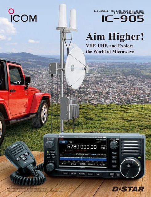 iCOM IC-905 USA version and EUR version : Computer with Audio/Visual