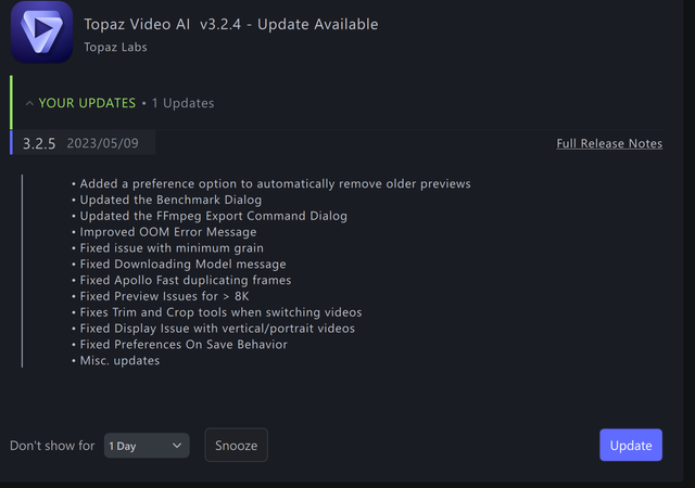 Topaz Video AI v3.2.5 : Computer with Audio/Visual