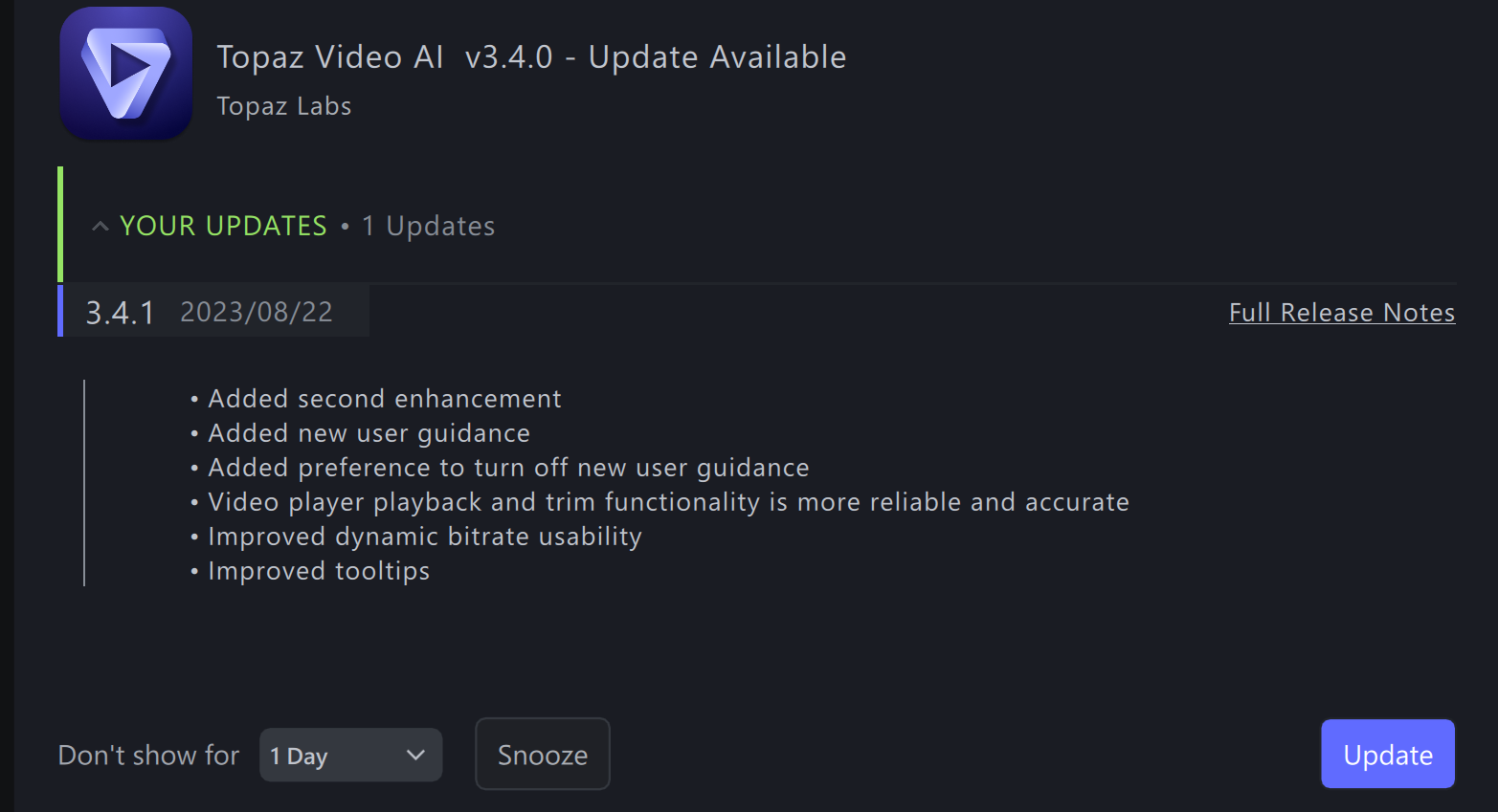 Topaz Video AI v3.4.1 : Computer with Audio/Visual