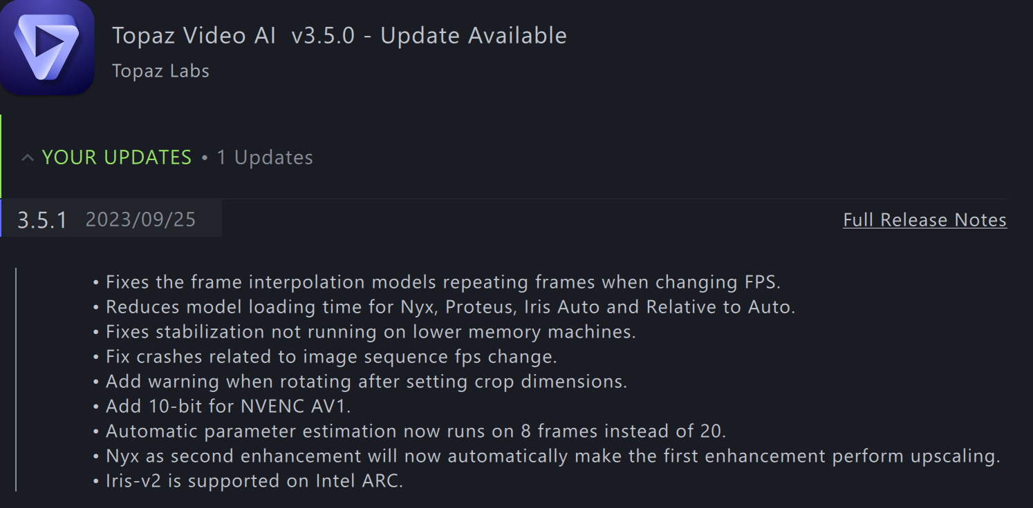 Topaz Video AI v3.5.1 : Computer with Audio/Visual