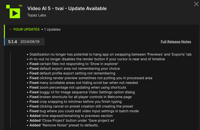 Topaz Video AI v5.1.4 : Computer with Audio/Visual