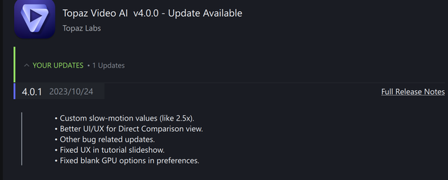 Topaz Video AI v4.0.1 : Computer with Audio/Visual