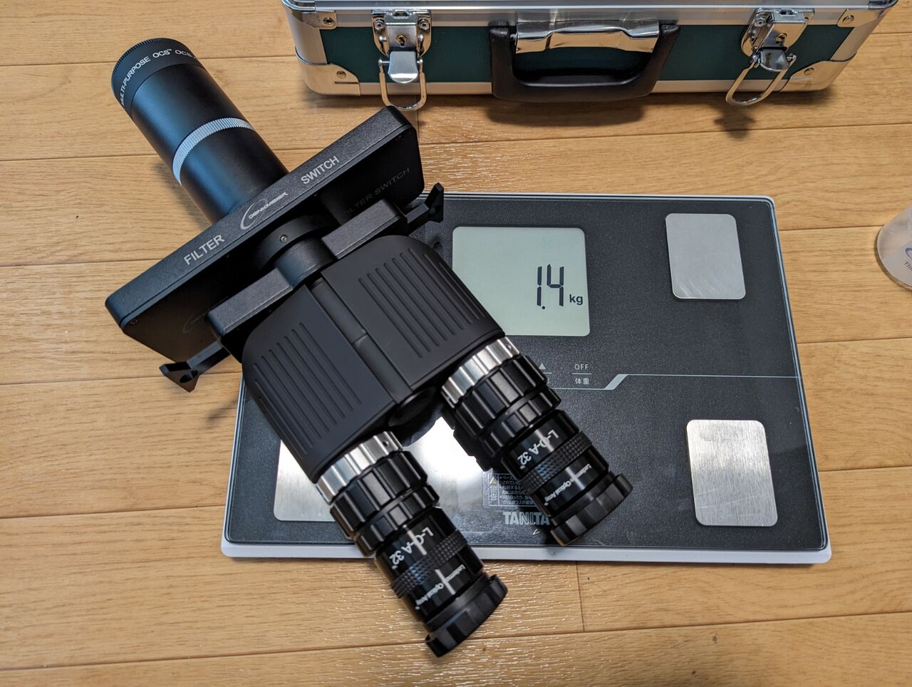 Denkmeier Binotron 27 双眼装置 開封レビュー : satoshiの天文部屋