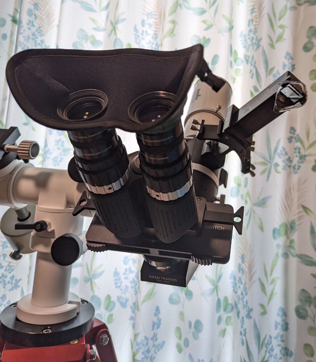 Denkmeier Binotron 27 双眼装置 開封レビュー : satoshiの天文部屋