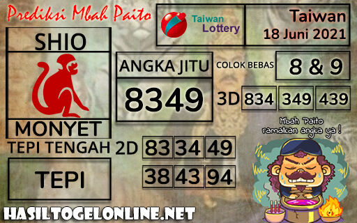 Prediksi Togel Taiwan 18 Juni 2021 : museumtoto Agen Togel Online