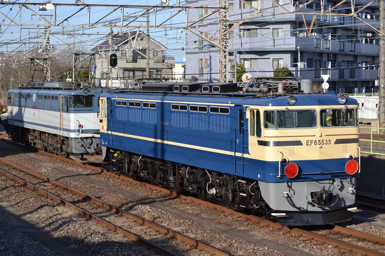 舞‐TeTUⅡ : EF65 535 甲種輸送（2013/3/11）