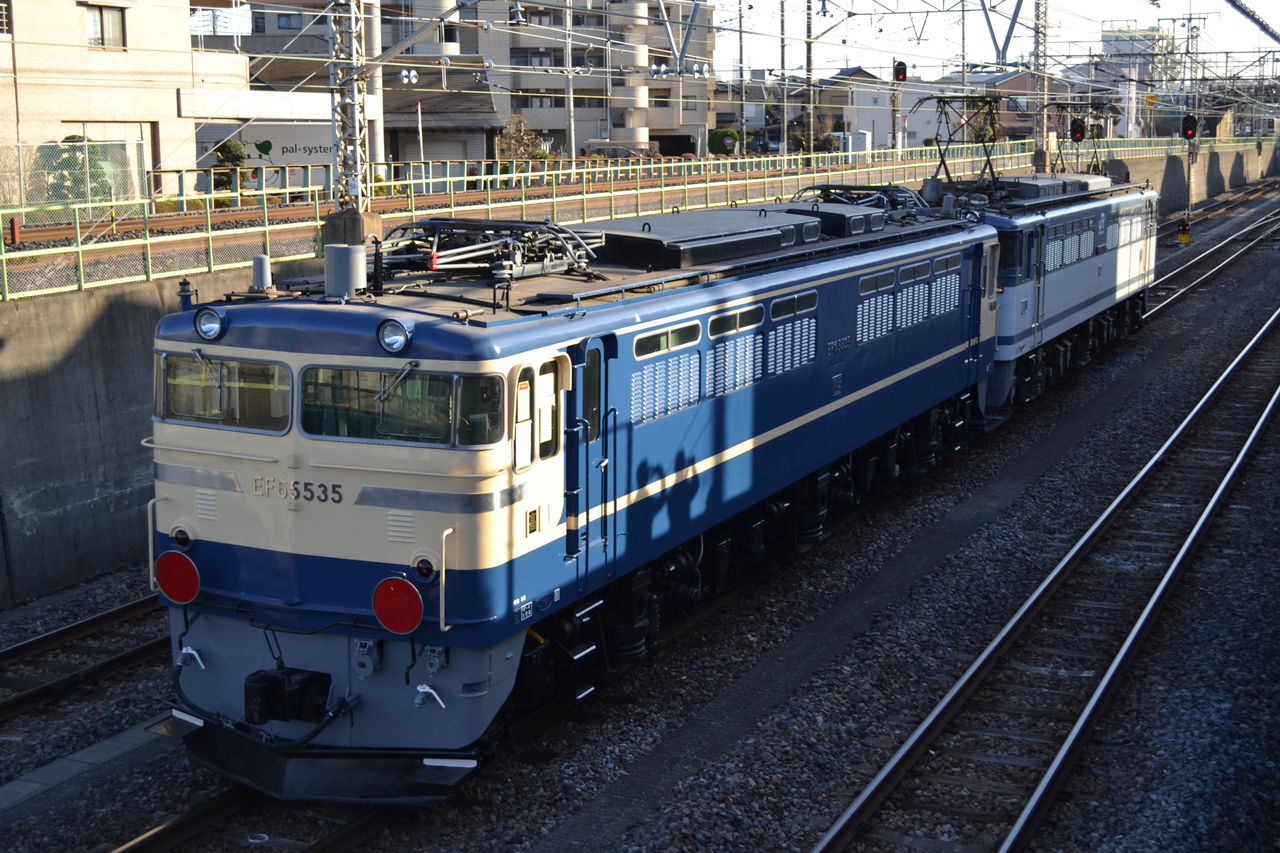 舞‐TeTUⅡ : EF65 535 甲種輸送（2013/3/11）