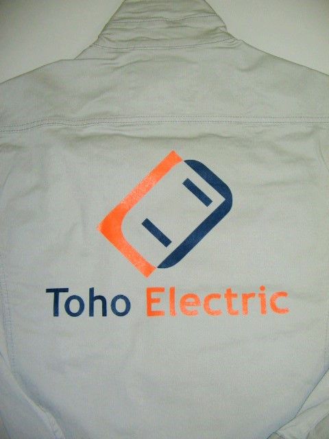 M&Jブログ:プリント事例：『Toho Electric』#3 - livedoor Blog（ブログ）