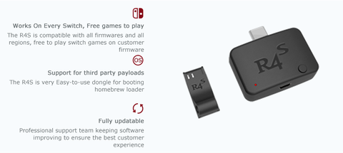 新しいNintendo Switchマジコン「R4S DONGLE」が登場！ - 【任】者のDS情報屋