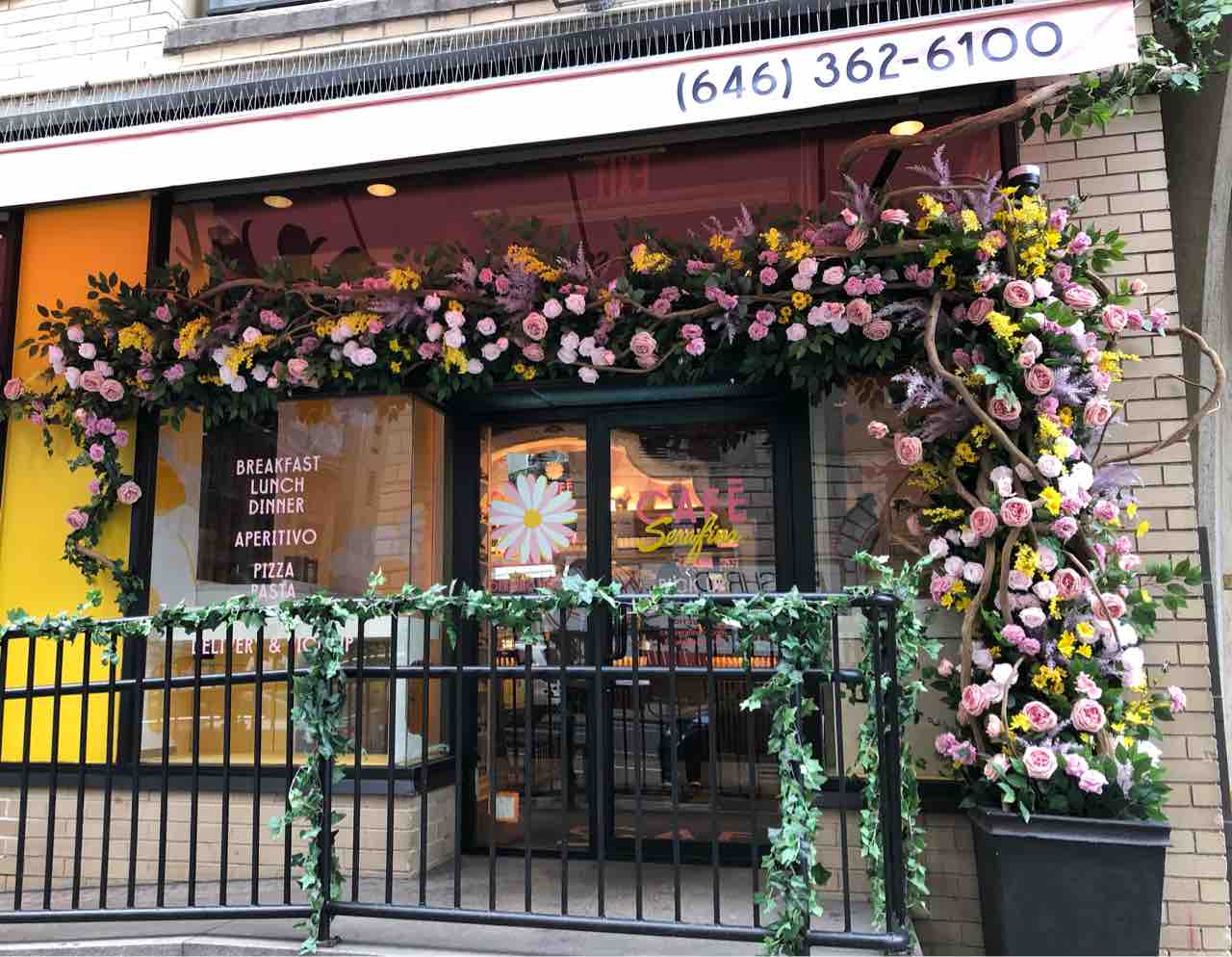春らしさ満点の Cafe Serafina : NYを生き抜く女のブログ
