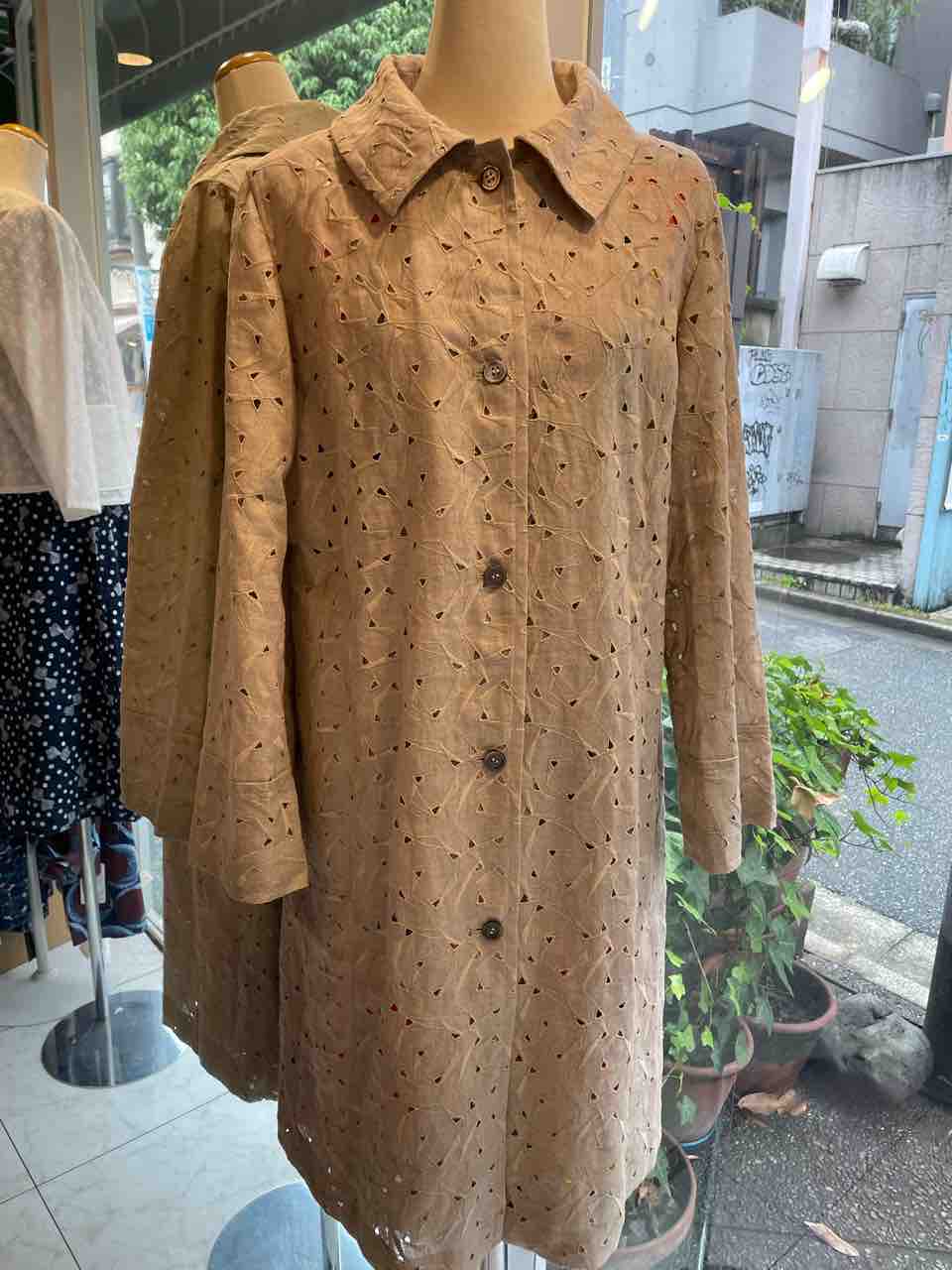 リネンレースのコート💖 : しもきたざわでオーダーのお洋服作ってます～como