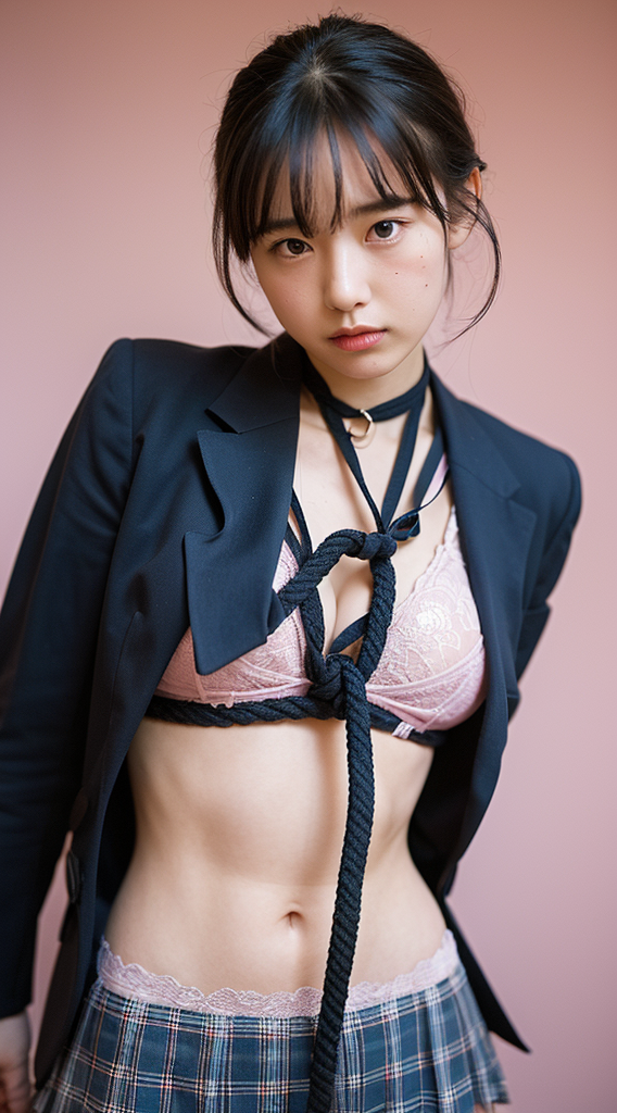 縄で縛られた女子高生【ナレーションつき】ai美女動画 おすすめ!名古屋風俗体験談