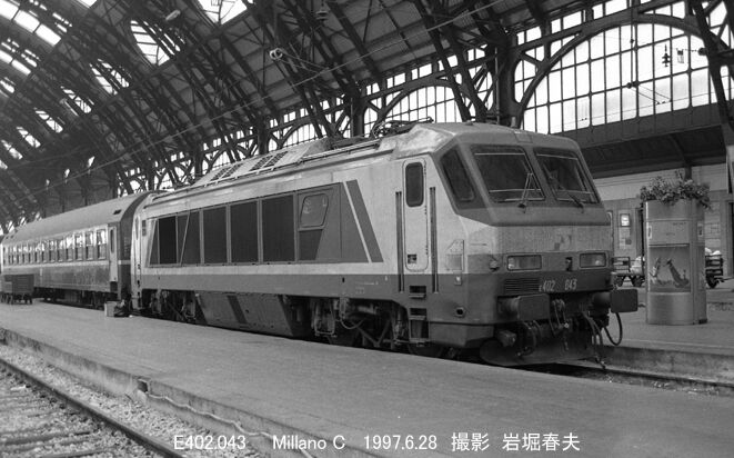 イタリア国鉄 E402A : 鉄道写真家 岩堀春夫のblog