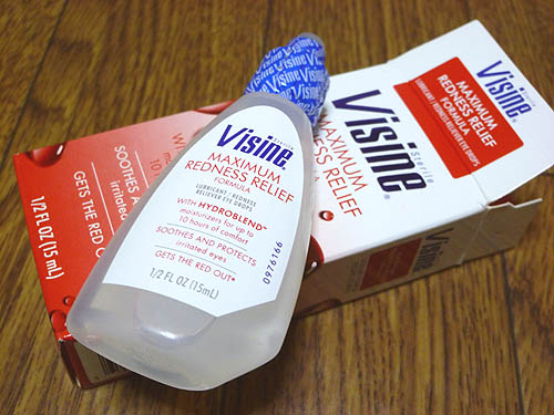 Visine Maximum Redness Relief Formula : びじんのもと。