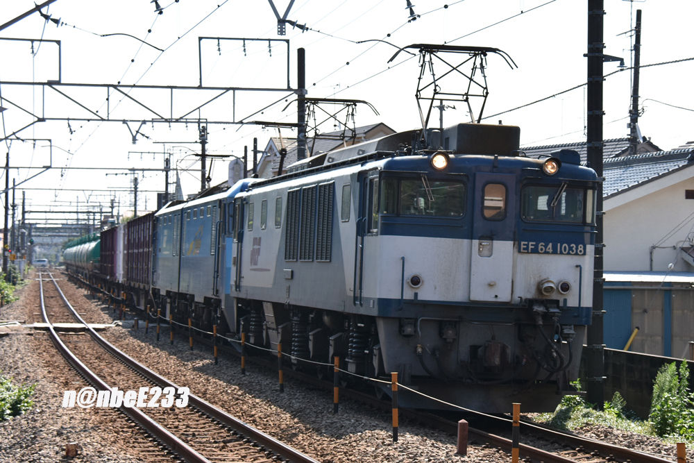 なんびーの週末鉄 本館 : 83ﾚ EF64 1038+EH200-18