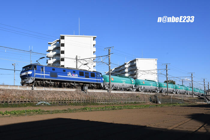 なんびーの週末鉄 本館 : 2025.02.24：【米タン】8079ﾚ EF210-121+タキ12B(JP-8)