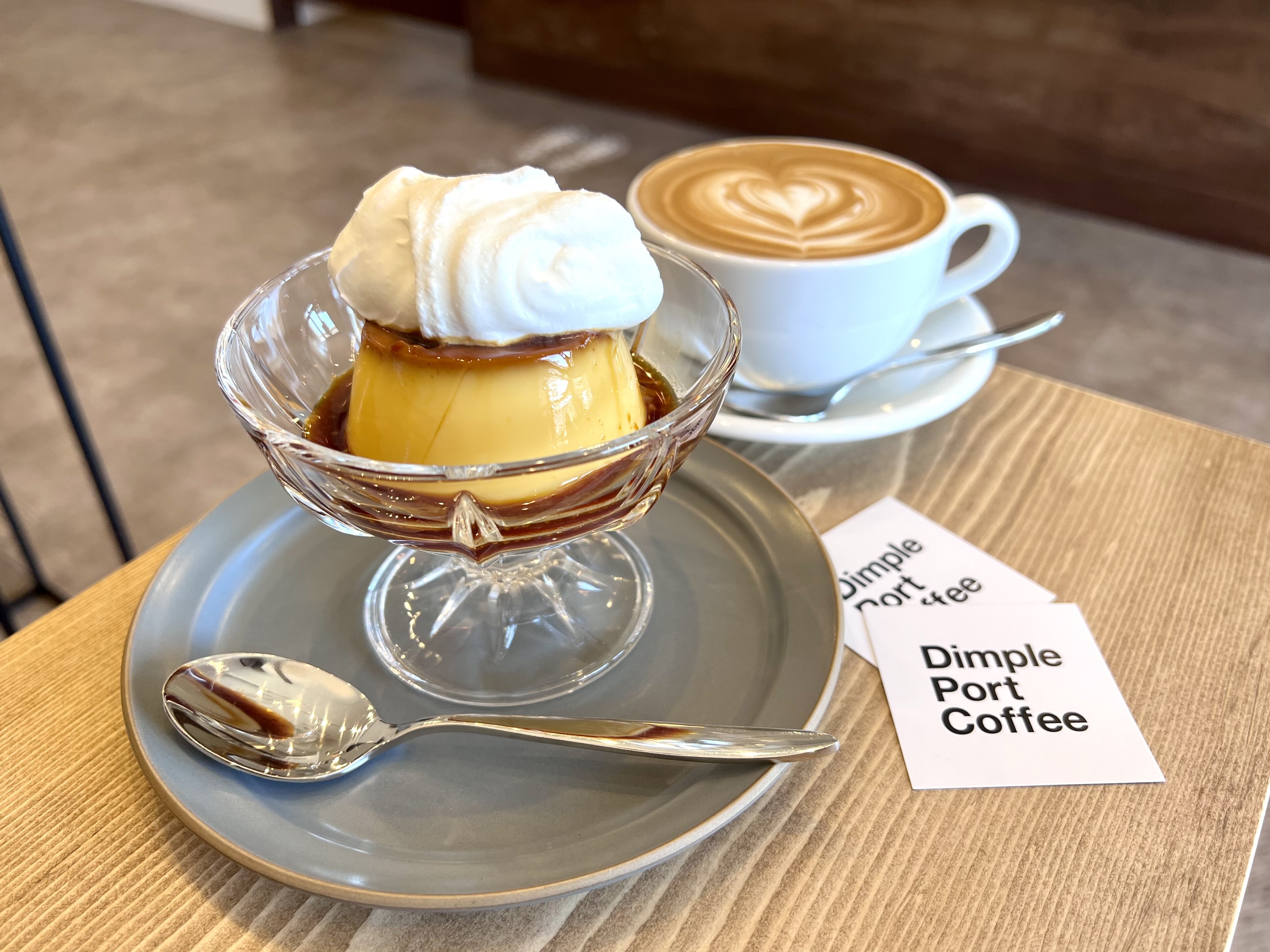 【新森古市】美しいプリンにひとめぼれ ～Dimple Port Coffee （ディンプル ポート コーヒー） : 自己中心食日記 Powered by ライブドアブログ