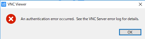 VNCで「An authentication error occurred. See the VNC Server error log for details.」エラーが出る時の対処方法 ...