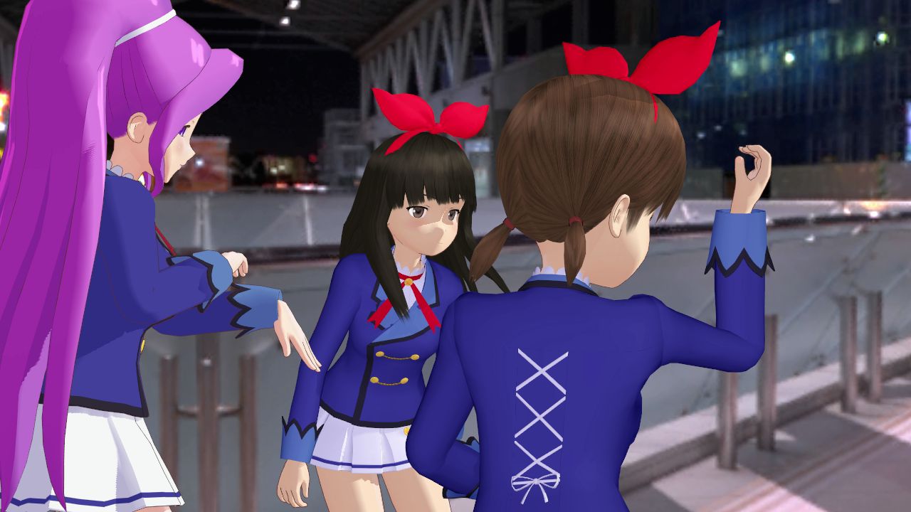 ねこさんなのです : 東京ビックサイト HDR 背景で舞い踊るトライスター白雪初雪（神崎美月女王様）