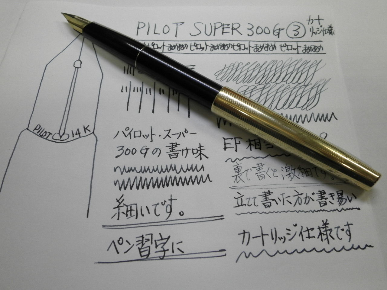 万年筆おやじの備忘録 : 「PILOT SUPER-300G祭り」その③