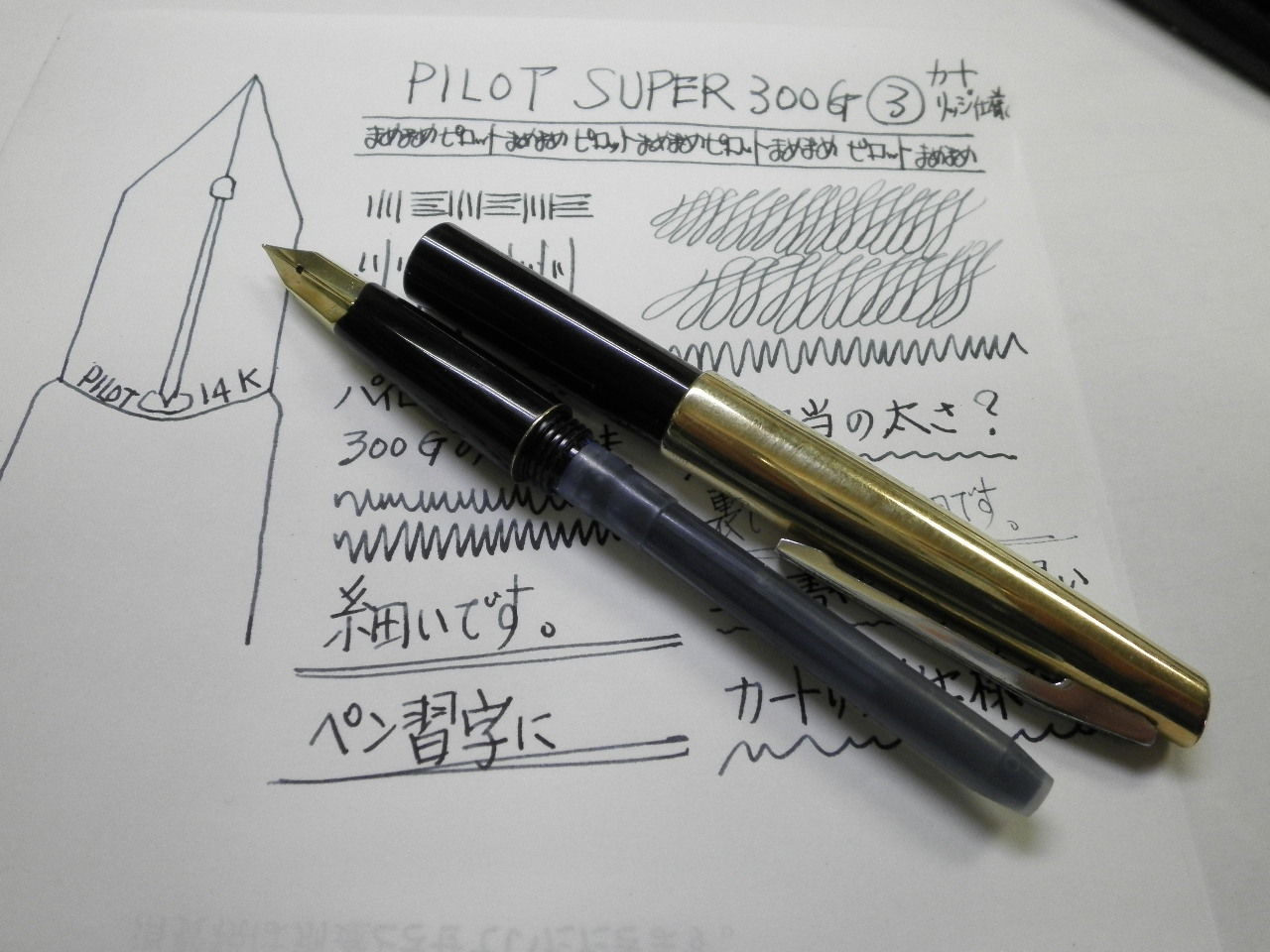 万年筆おやじの備忘録 : 「PILOT SUPER-300G祭り」その③