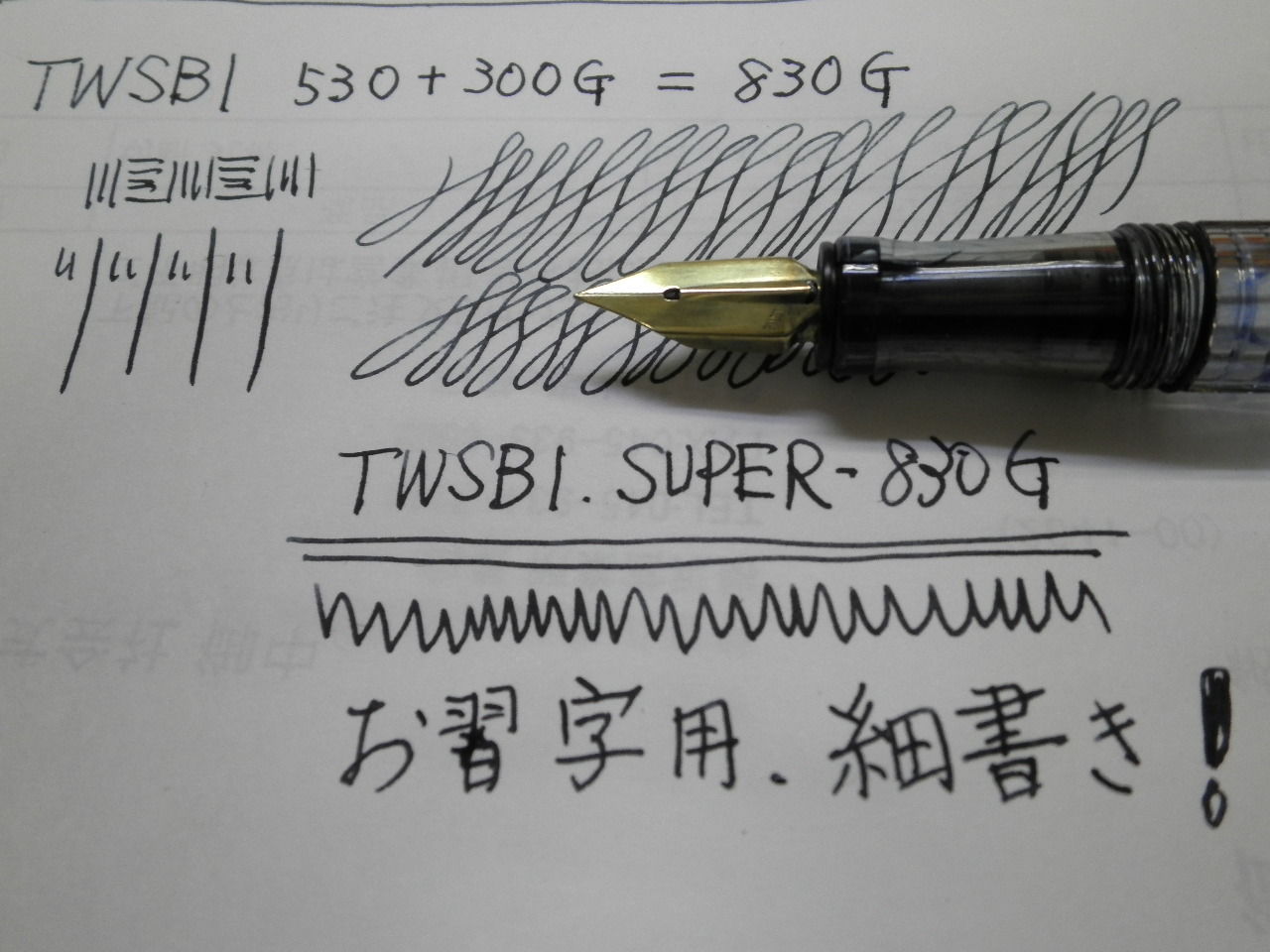 万年筆おやじの備忘録 : 「PILOT SUPER-300G祭り」その④ ハイブリット374G