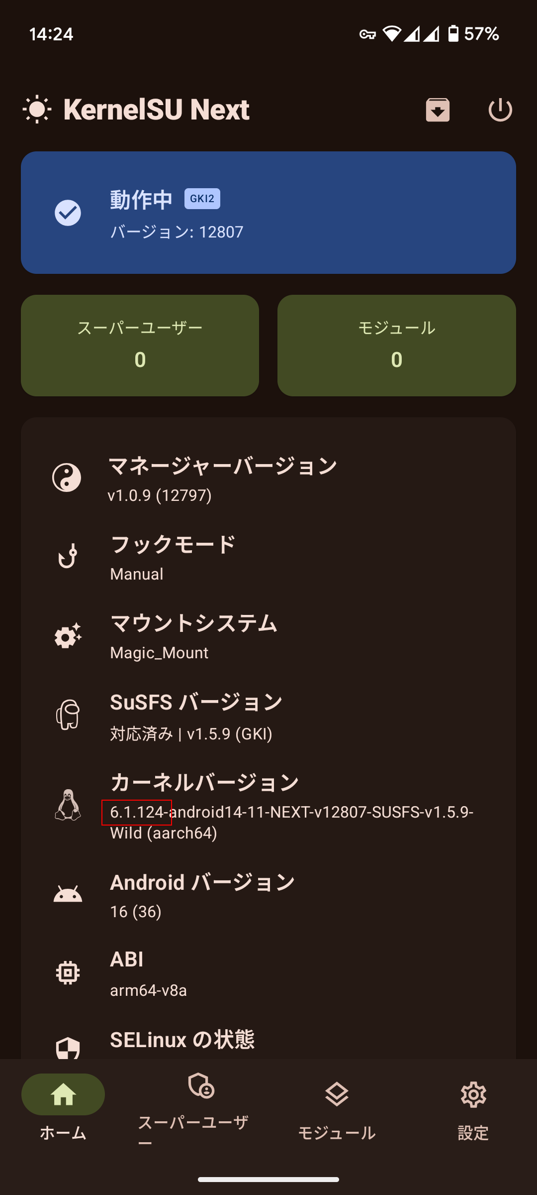 Pixel 7 KernelSU Next(GKI)+SUSFS インストール : memo