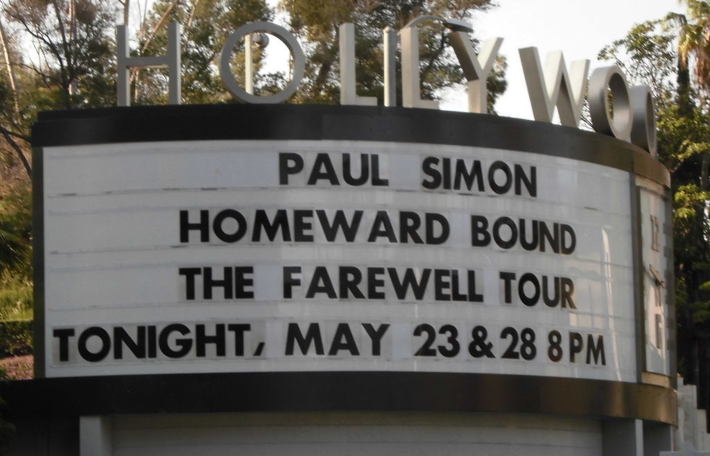 NetHeroの「今は昔」 : Paul Simon The Farewell Tour@Hollywood Bowl - Live