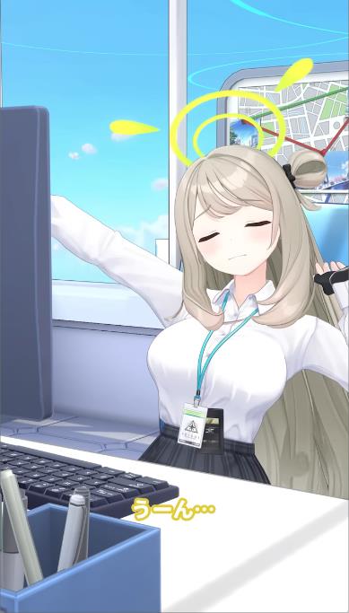 【ブルアカ】今週の月曜日はノノミが担当か…何度見てもデカい : オタク.com －オタコム－