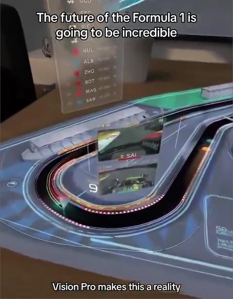 「Apple Vision Pro」を使用しての作業やF1観戦が完全に未来や・・・ : オタク.com －オタコム－