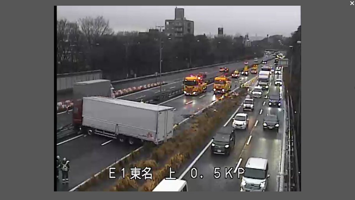 NEXCO中日本 東京支社 【E1A #新東名事故 渋滞 情報】 10時30分現在 上り線(東京方面) : ニュースストライカー9