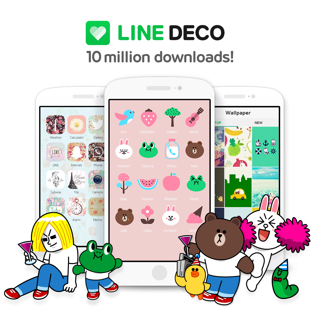 [LINE] Smartphone Home Screen Customization App “LINE DECO”Achieves 10 ...