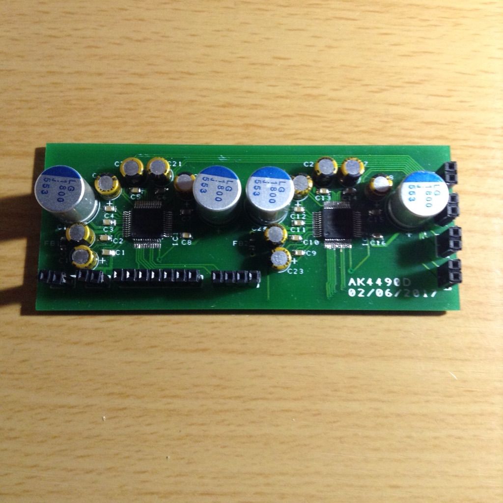 AK4490EQを使用したDACの製作 : nickのオーディオ製作記