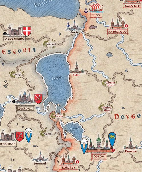 書き逃げ旅団 : Nevsky (GMT Games) 「どっちが強い？」