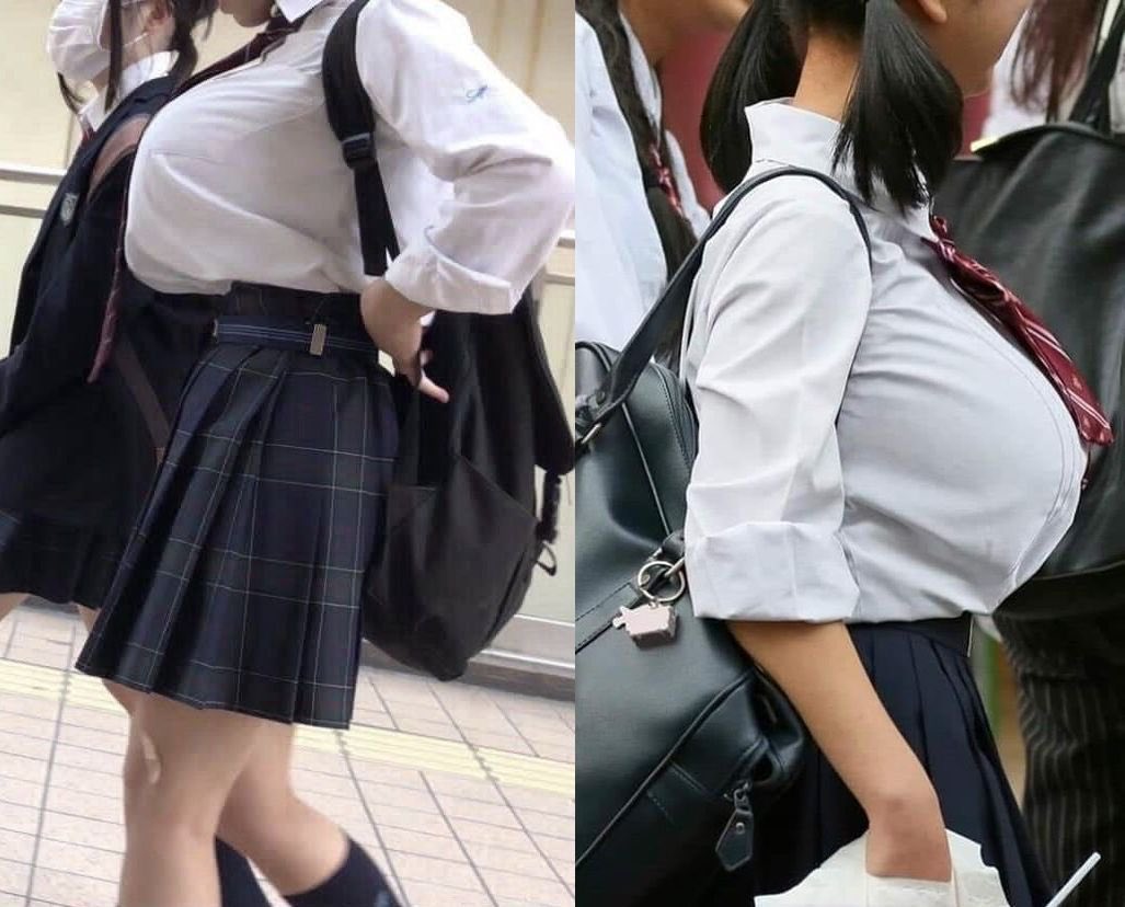 【画像】hカップjkさん、ブラウスがエチエチにパンパンになってしまう 虹神速報 にじそく(アニメ・声優・コスプレまとめサイト)