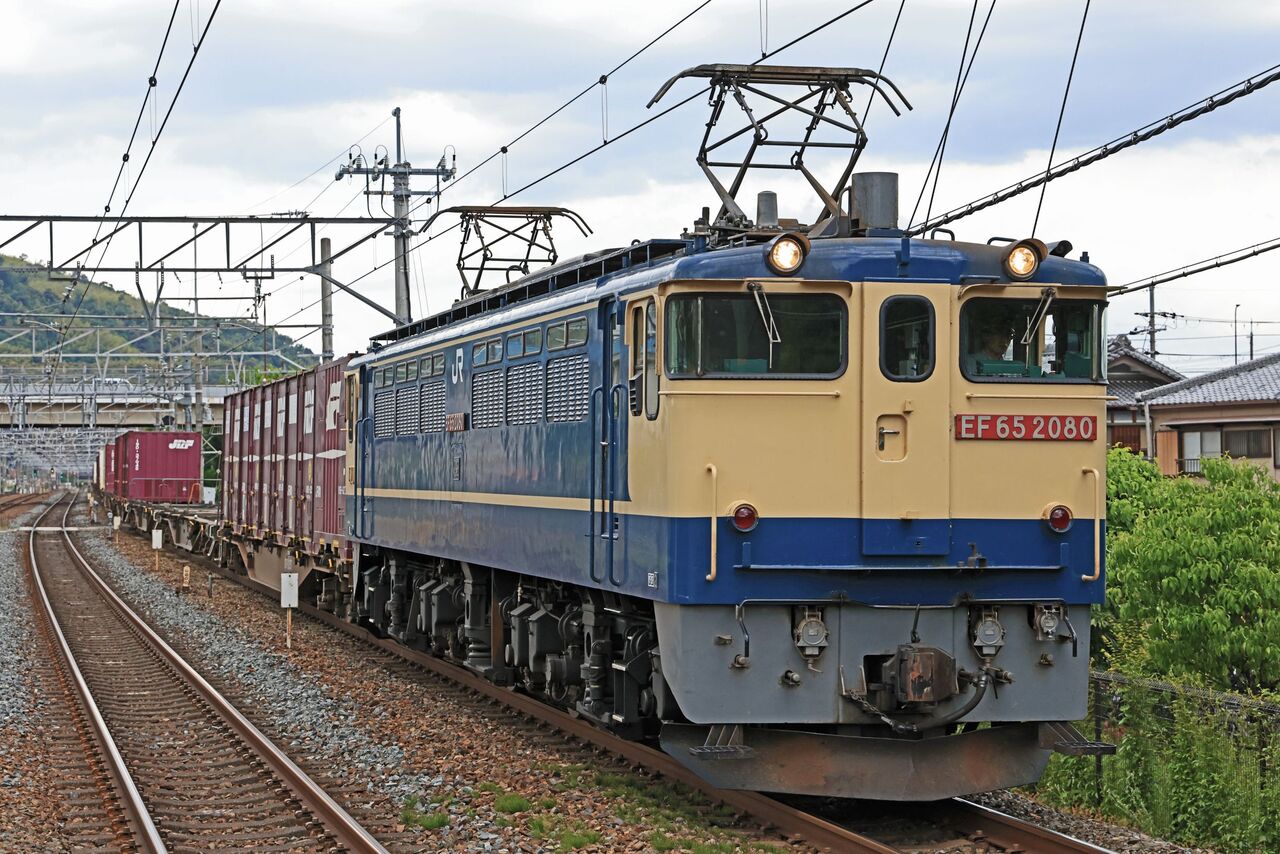 JR貨物 EF65-2080号機 国鉄色 : 鐵道写真公開所 参号機