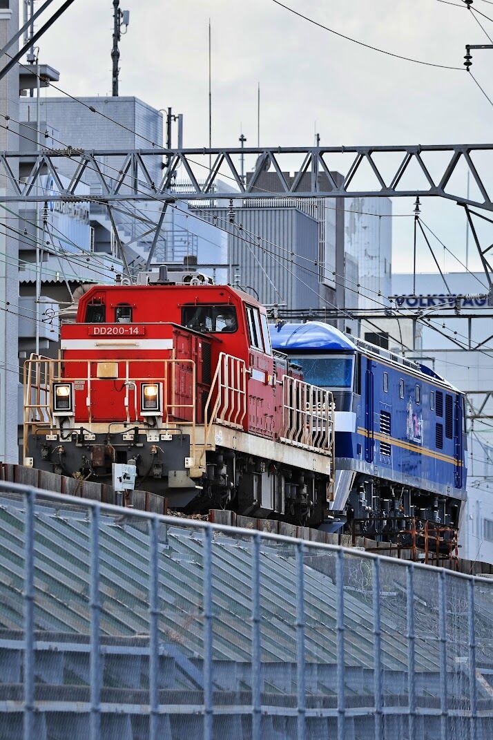 JR貨物 EF210-363号機 甲種輸送 DD200-14号機牽引 : 鐵道写真公開所 参号機