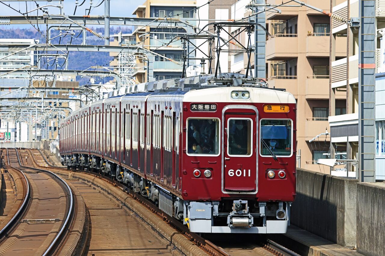 阪急電鉄 6000系6011F : 鐵道写真公開所 参号機