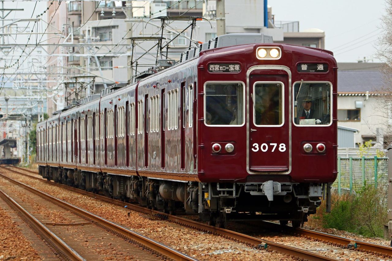 阪急電鉄 3000系3078F : 鐵道写真公開所 参号機