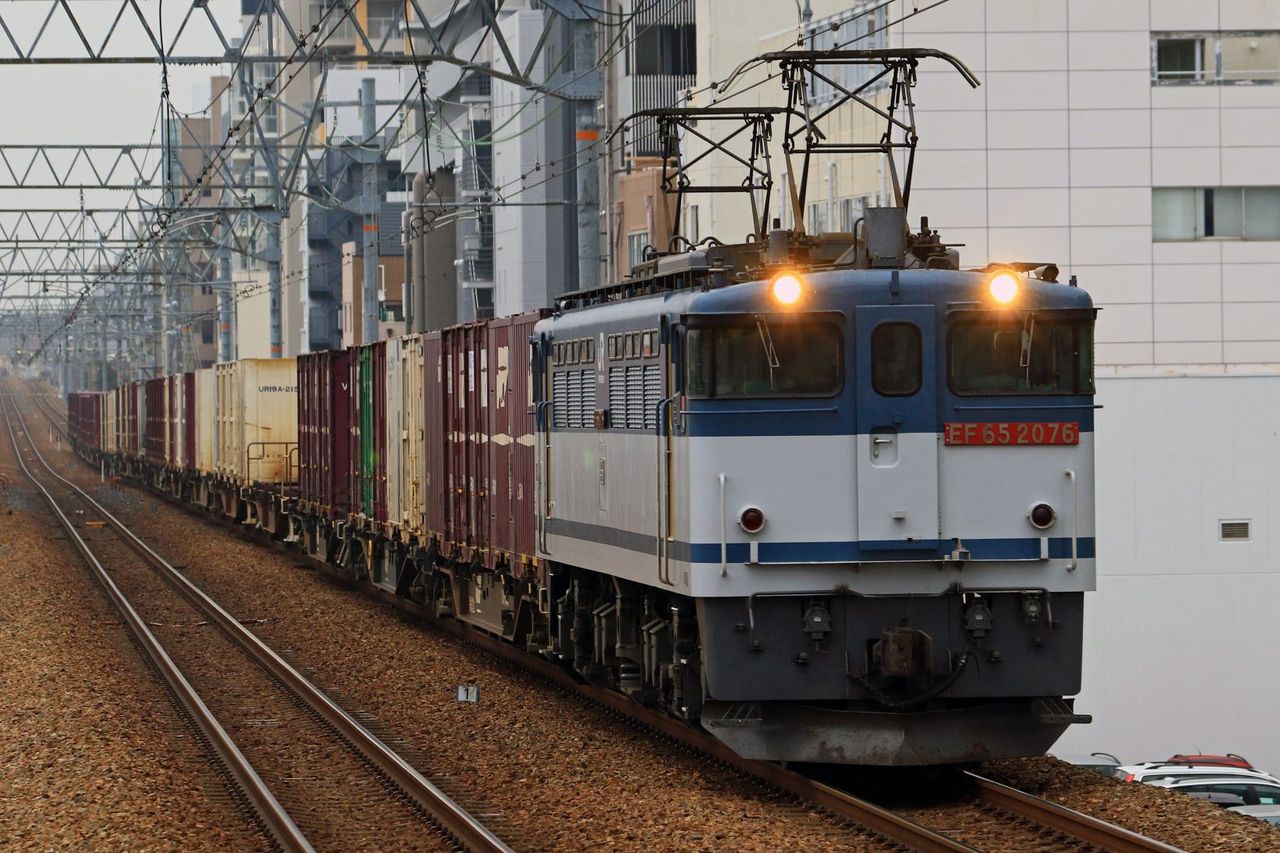 JR貨物 EF65-2076号機 二色更新色 : 鐵道写真公開所 参号機