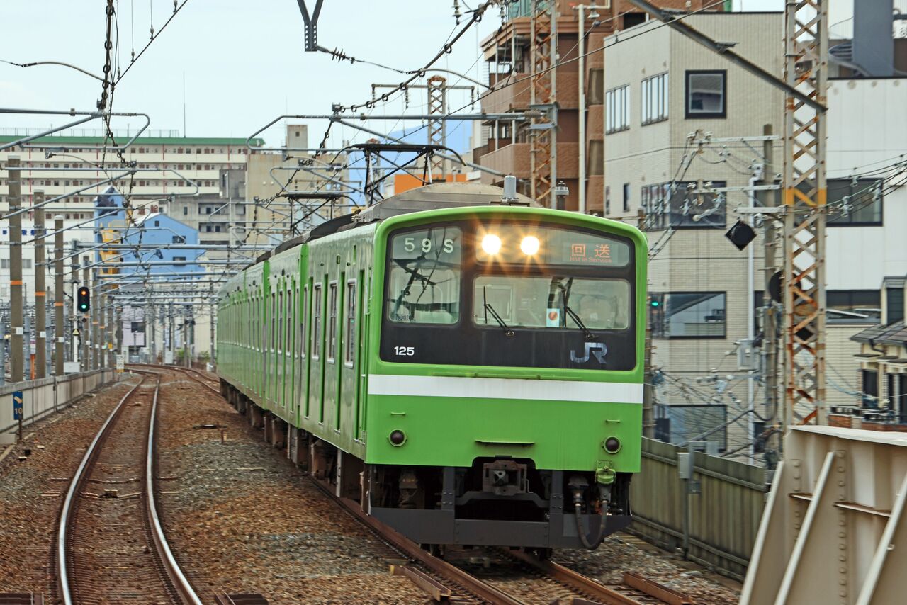 JR西日本 201系ND610編成 廃車回送 : 鐵道写真公開所 参号機