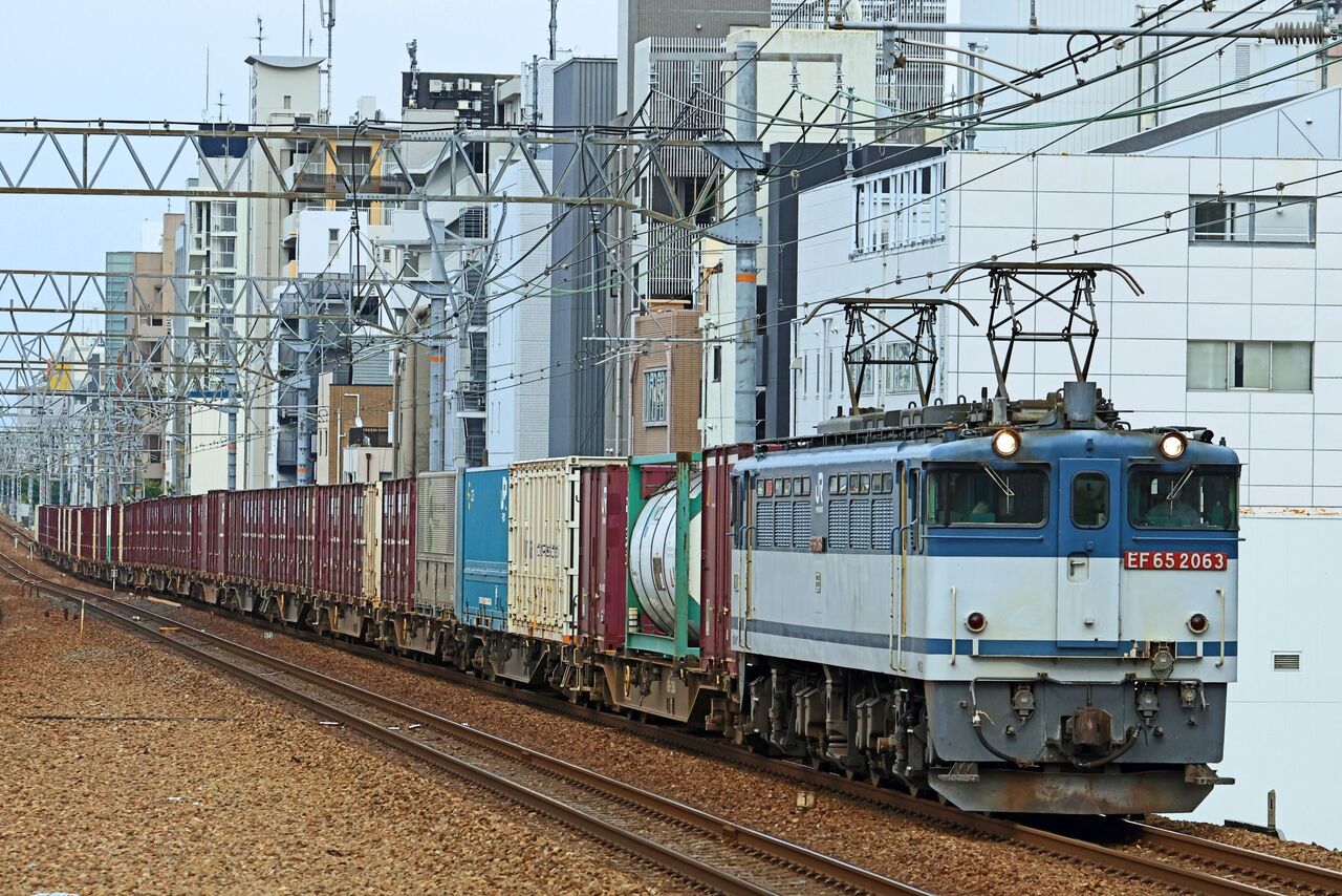 JR貨物 EF65-2063号機 二色更新色 : 鐵道写真公開所 参号機